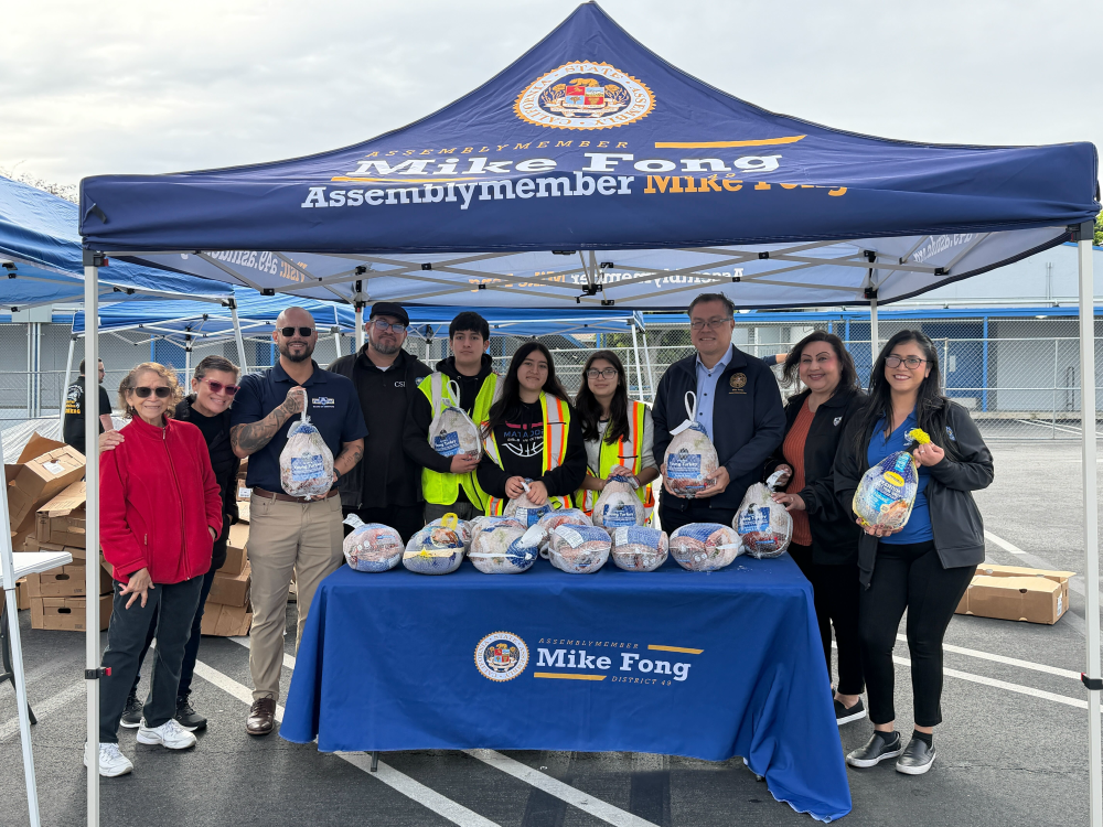 Assemblymember Mike Fong Hosts Successful Operation Gobble ...